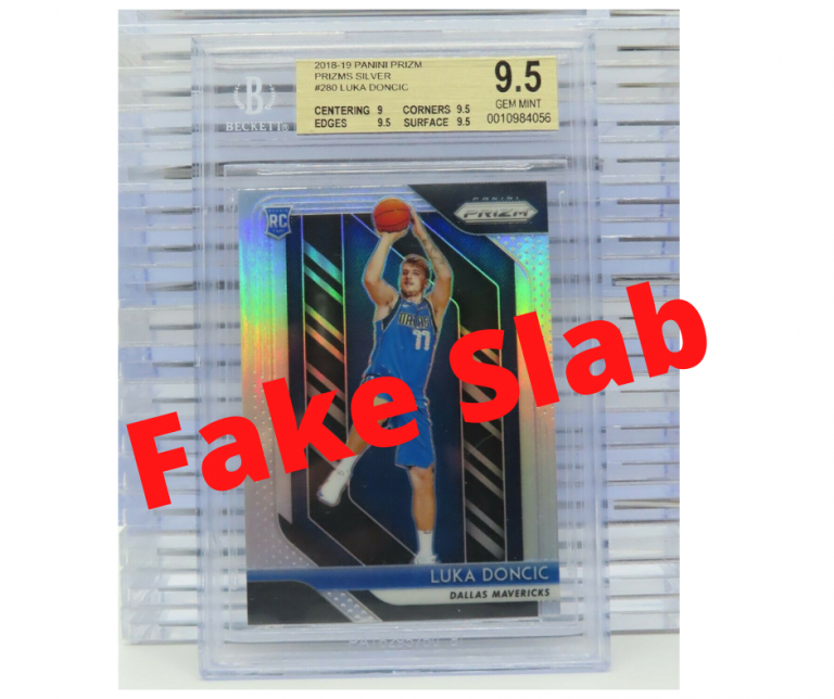 Beware: Fake BGS Graded Slabs – Sports Card Radio
