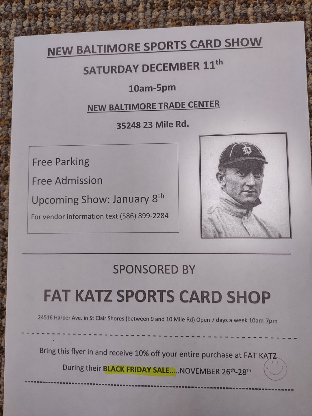 Card Show Calendar – Sports Card Radio