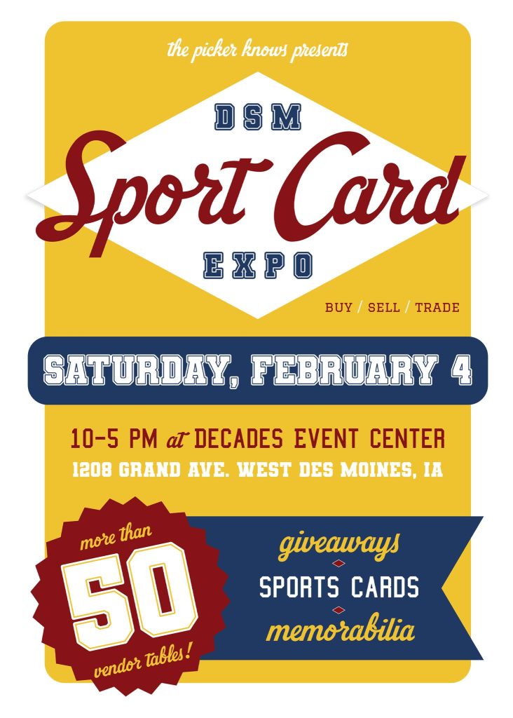 DSM Sports Card Expo – Iowa – Sports Card Radio